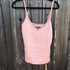 Reformation | Tops | Nwt Reformation Emmie Lace Trim Linen Camisole ...